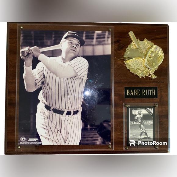 Other | Babe Ruth Vintage Plaque | Poshmark